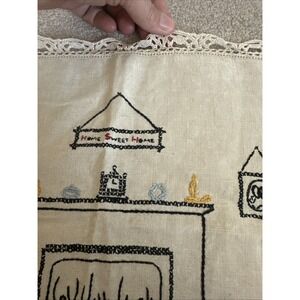 Dining | Vintage Dutch Boy Hand Embroidered Hand Made Dresser Scarf ...